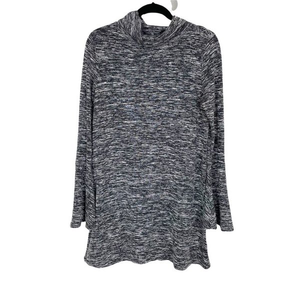 Aakaa | Dresses | Aakaa Womans Sz L Marled Gray Long Flared Bell Sleeve ...